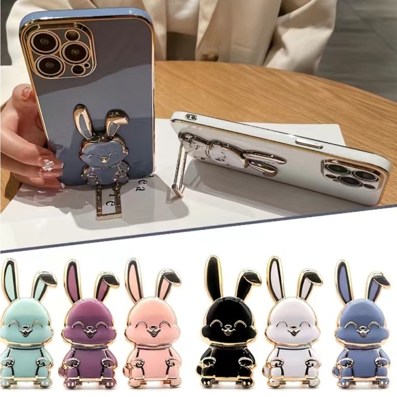 Accessories | White Bunny Cell Phone Stand Host Pick | Poshmark